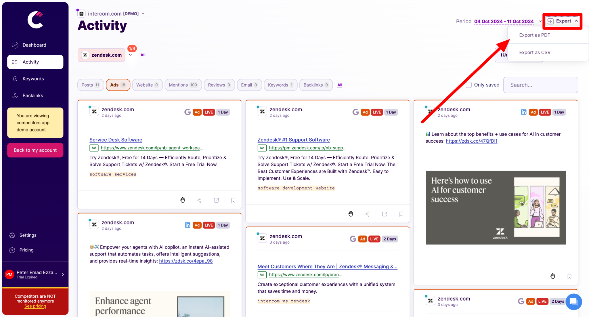 Top 12 Free Social Listening Tools - Competitors App