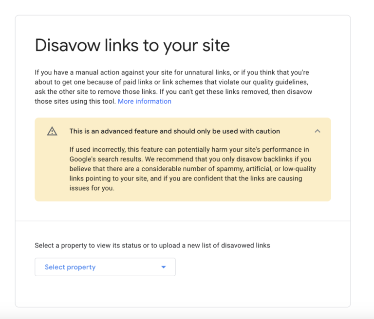 How to disavow links in Google Search Console - Competitors App